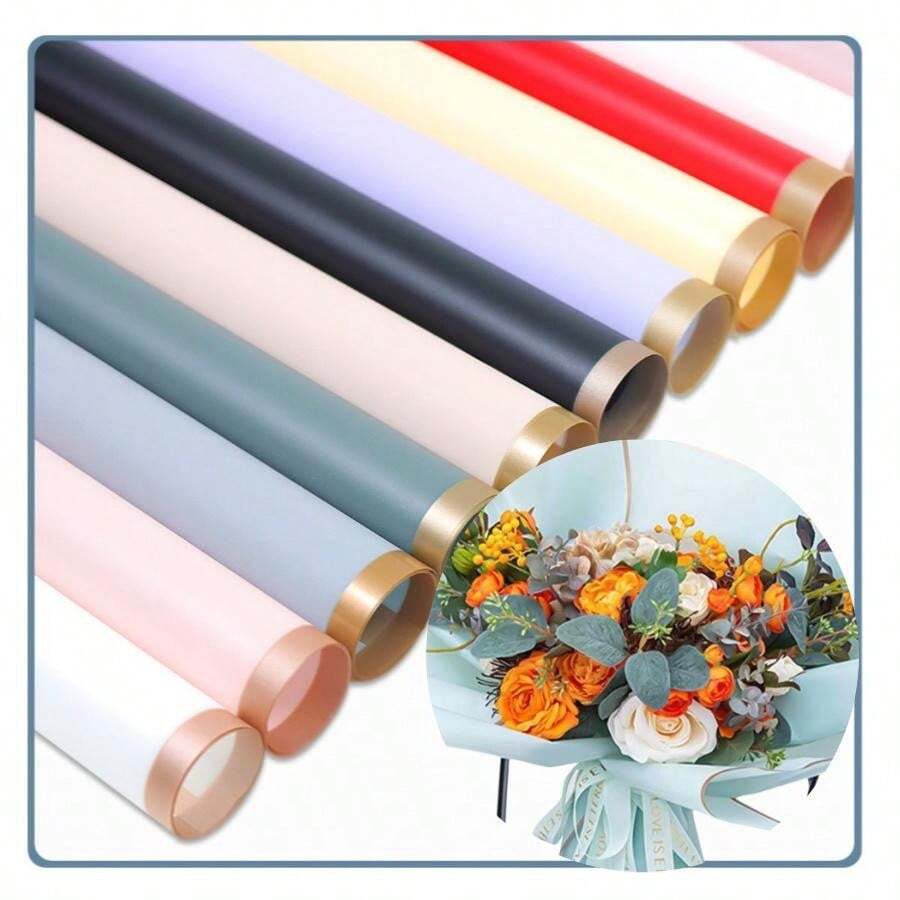 20 Sheets Of Gilt-Edged Jelly Paper Christmas Gift Gift Flowers ...