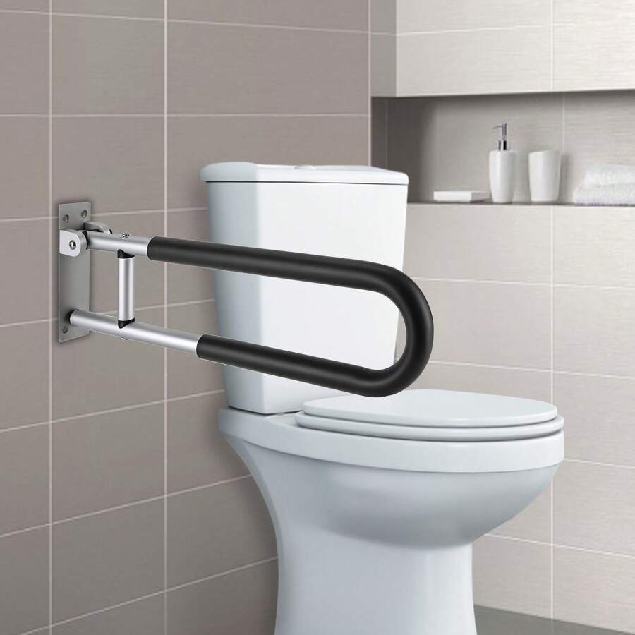 Folding Handicap Grab Bars Rails Toilet Handrails Bathroom Support Safety Rail | SHEIN USA