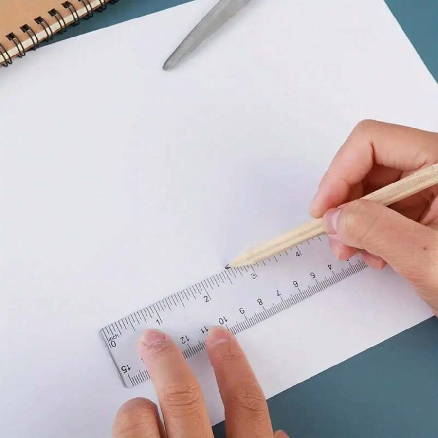 1 Piece Of Loose Rulers, Used For Classroom Transparent Rulers, 6-Inch ...