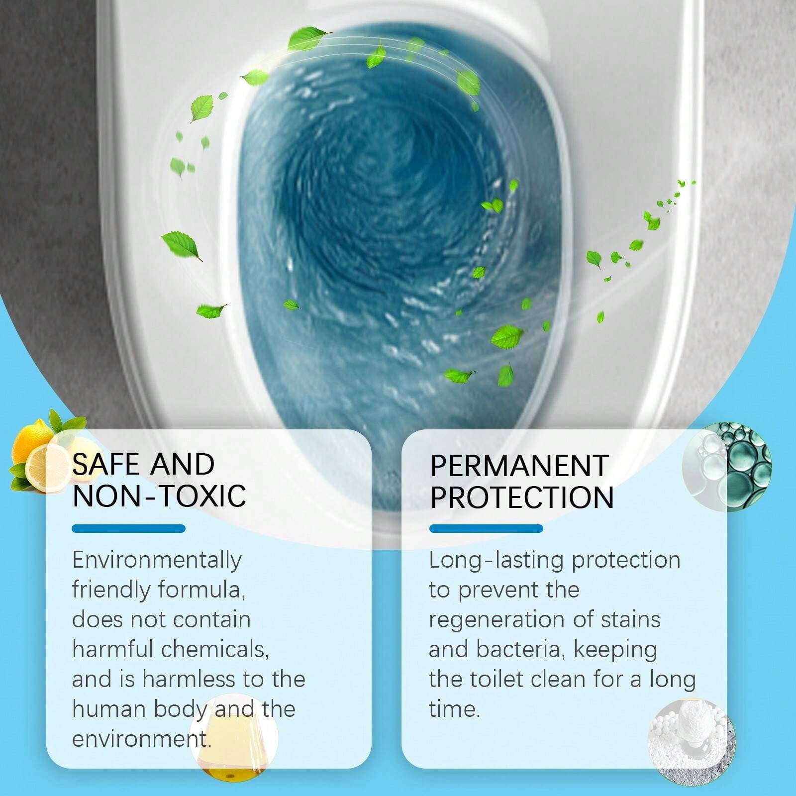 Toilet Cleaner Toilet Deodorant Flusher Detergent Detergent Strong ...