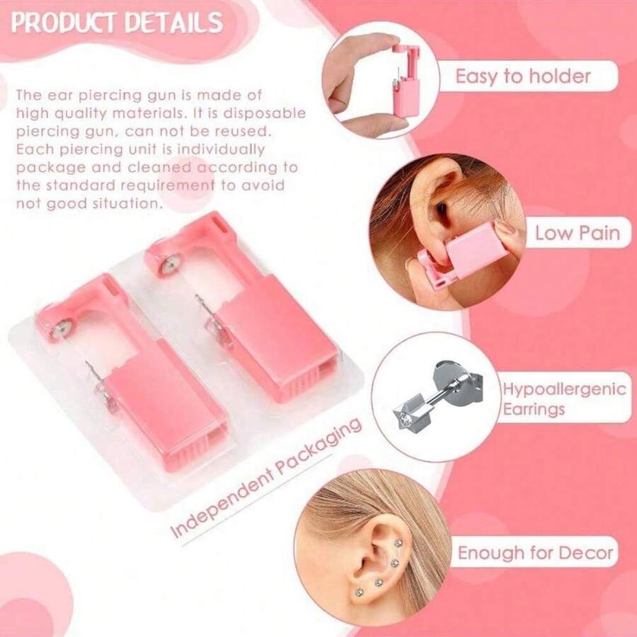 Disposable And Safe Ear Piercing Tool, Simple, Safe And Easy To Operate ...