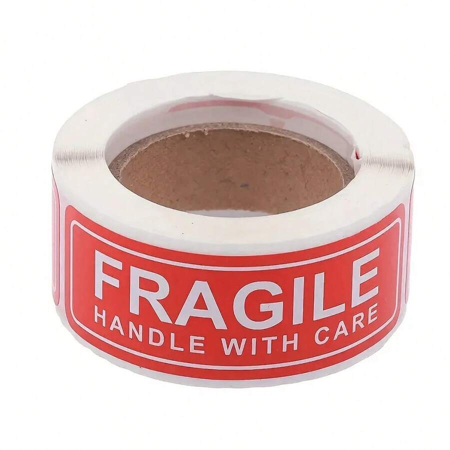 500pcs/Roll Fragile Stickers, Handle With Care, Thank You Warning Label ...