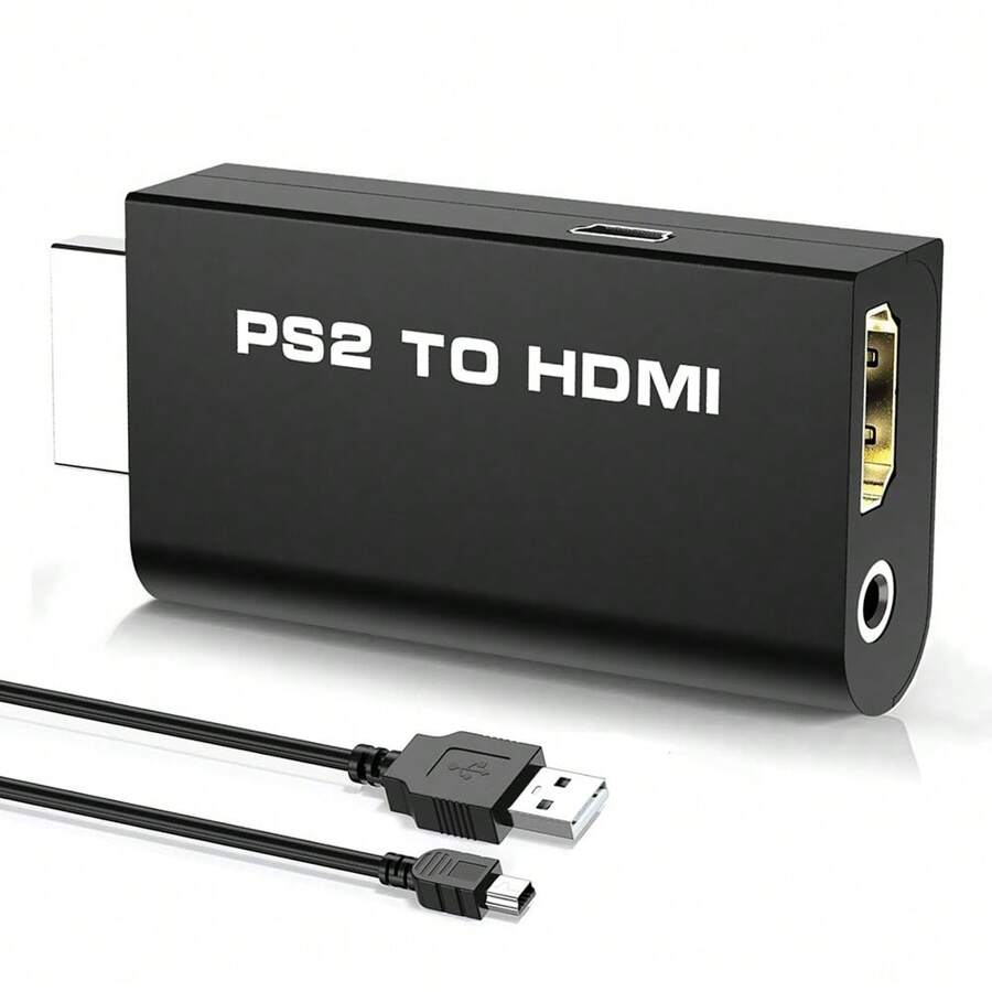 Adaptador Conversor de PS2 para HDMI, Conversor de Vídeo com Saída de ...