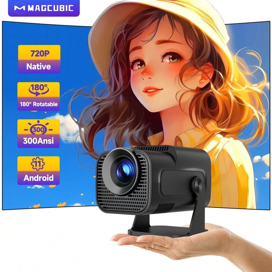 Magcubic Magcubic HY320 Mini Newly Native 720P Android 11 4K Projector ...