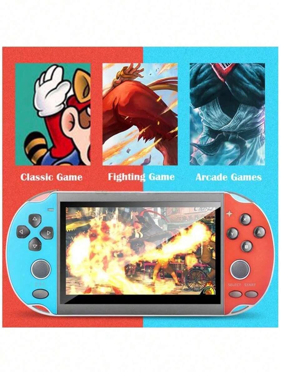 X7 4.1" Retro Hand Game Machine Player,TV Output With Earphone,Portable ...