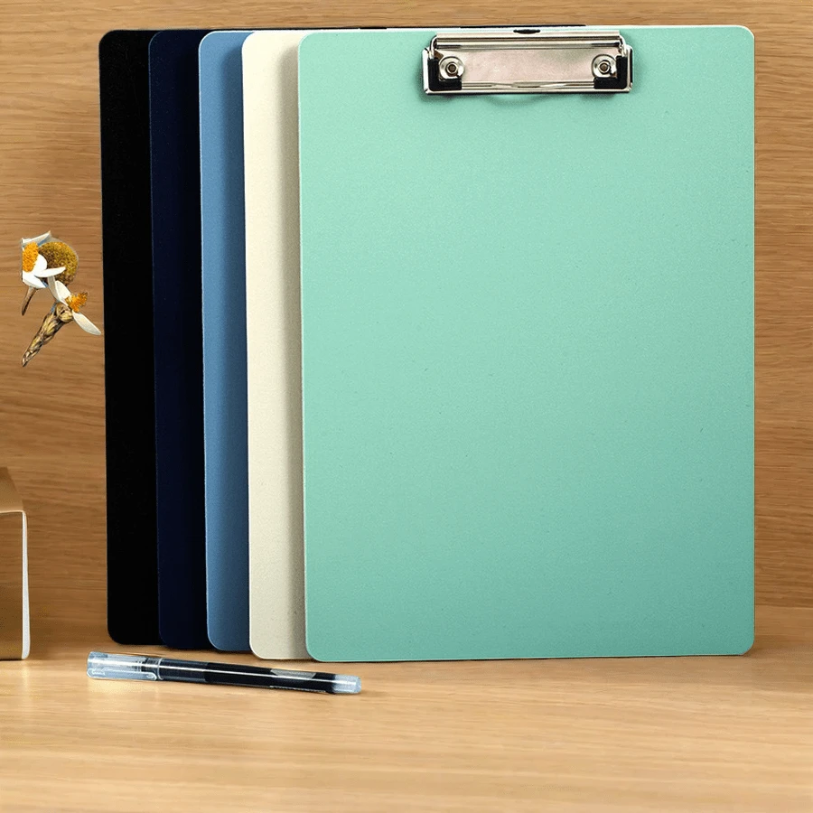 A4 Writing Pad Folder Hardboard Vertical Recording Board Paper Clip ...