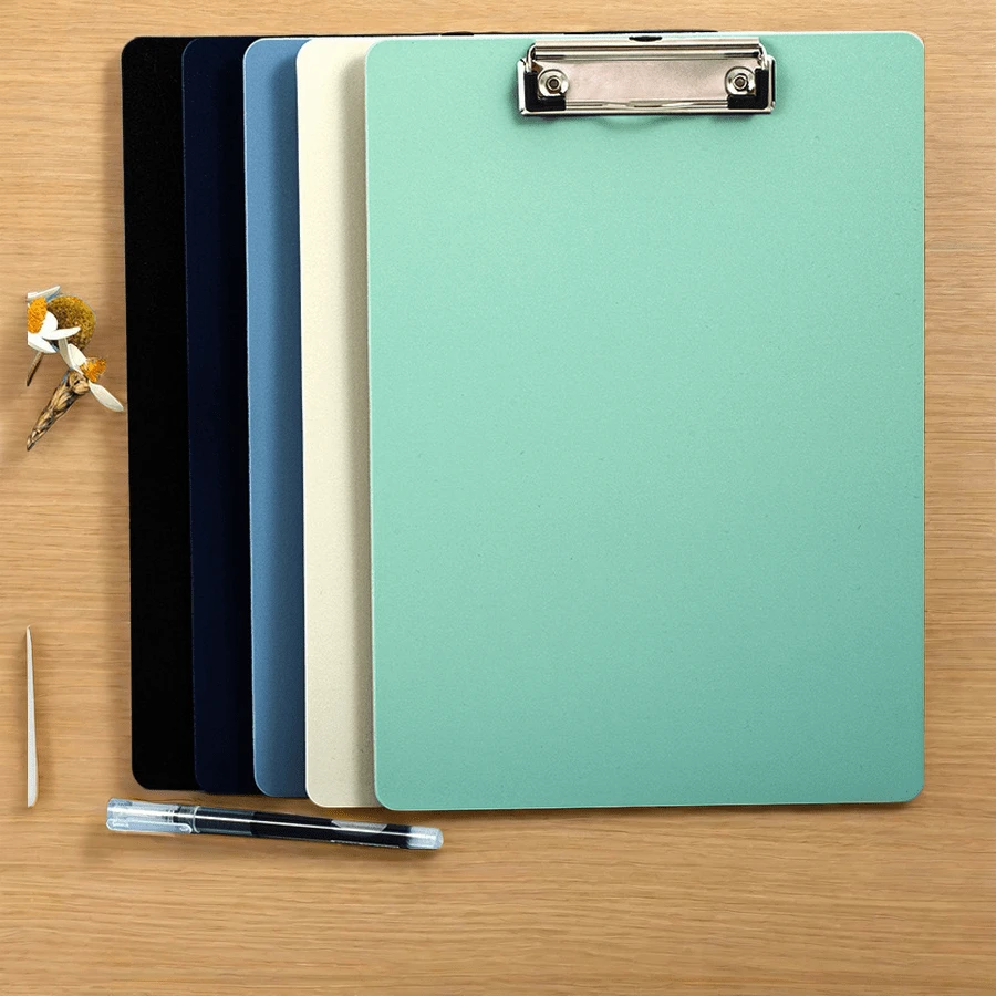 A4 Writing Pad Folder Hardboard Vertical Recording Board Paper Clip ...