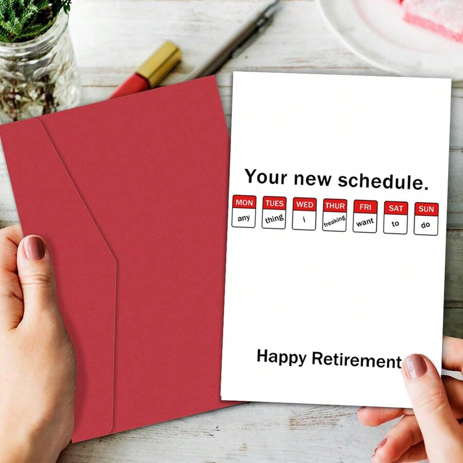 1PC,Funny Retirement Card For Woman Men, Happy Retirement Gifts Card ...