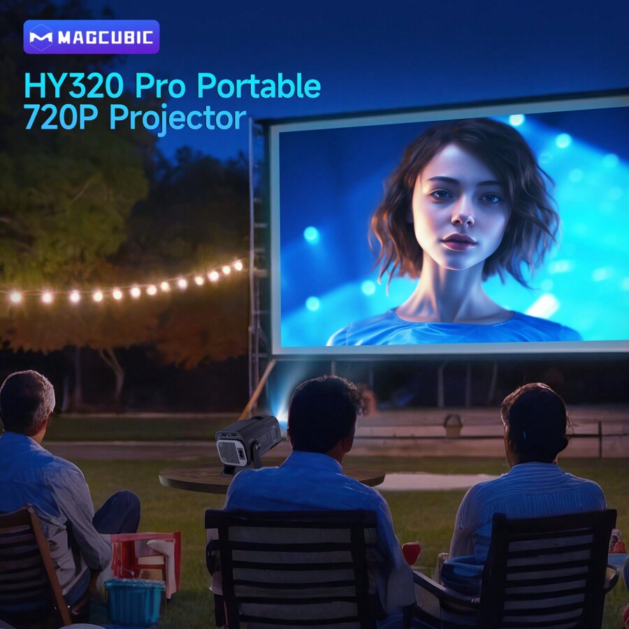 Magcubic Magcubic HY320 Mini Newly Native 720P Android 11 4K Projector ...