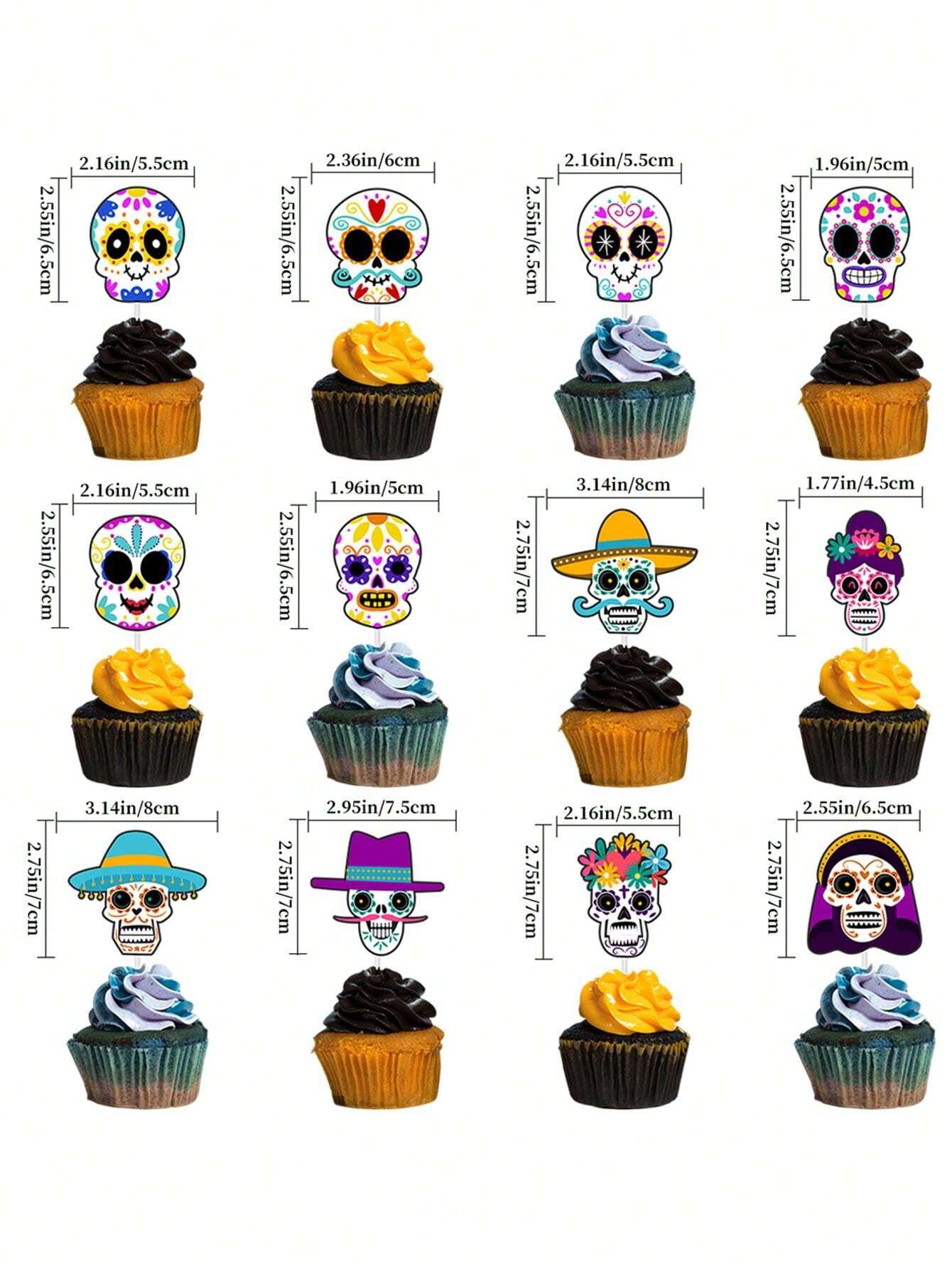 Mexican Day Of The Dead Theme Party Decoration Set: Hollow Pull Flags ...