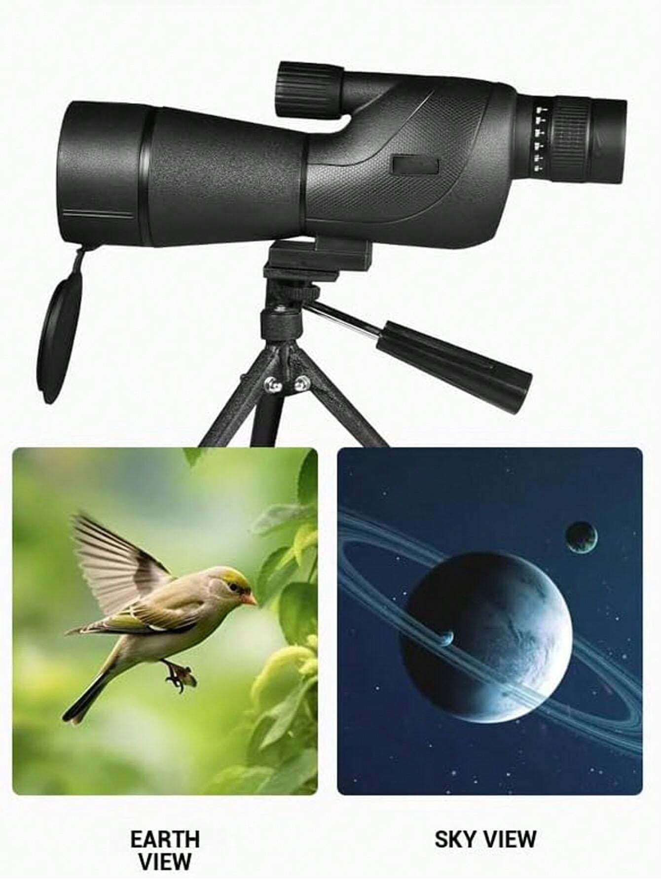 A High-Definition 25-75x60 Birding Monocular Telescope, High-Power Low ...