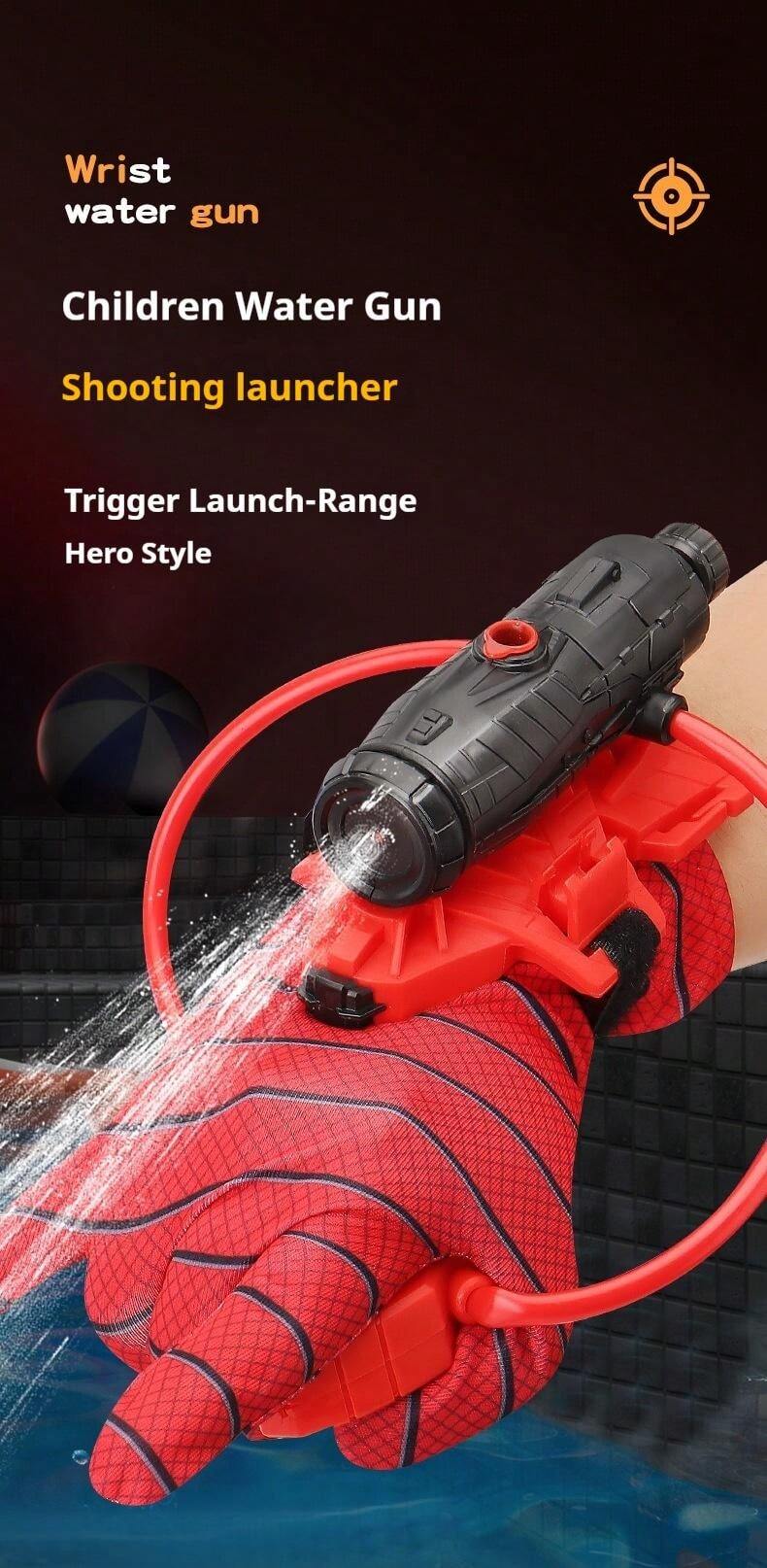 Halloween Decoration 2024 New - Kids Water Gun - Spider Water Gun Toy ...