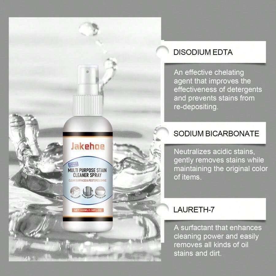 Jakehoe Multi-Purpose Stain Remover Cleaning Spray - Grease, Dirt ...