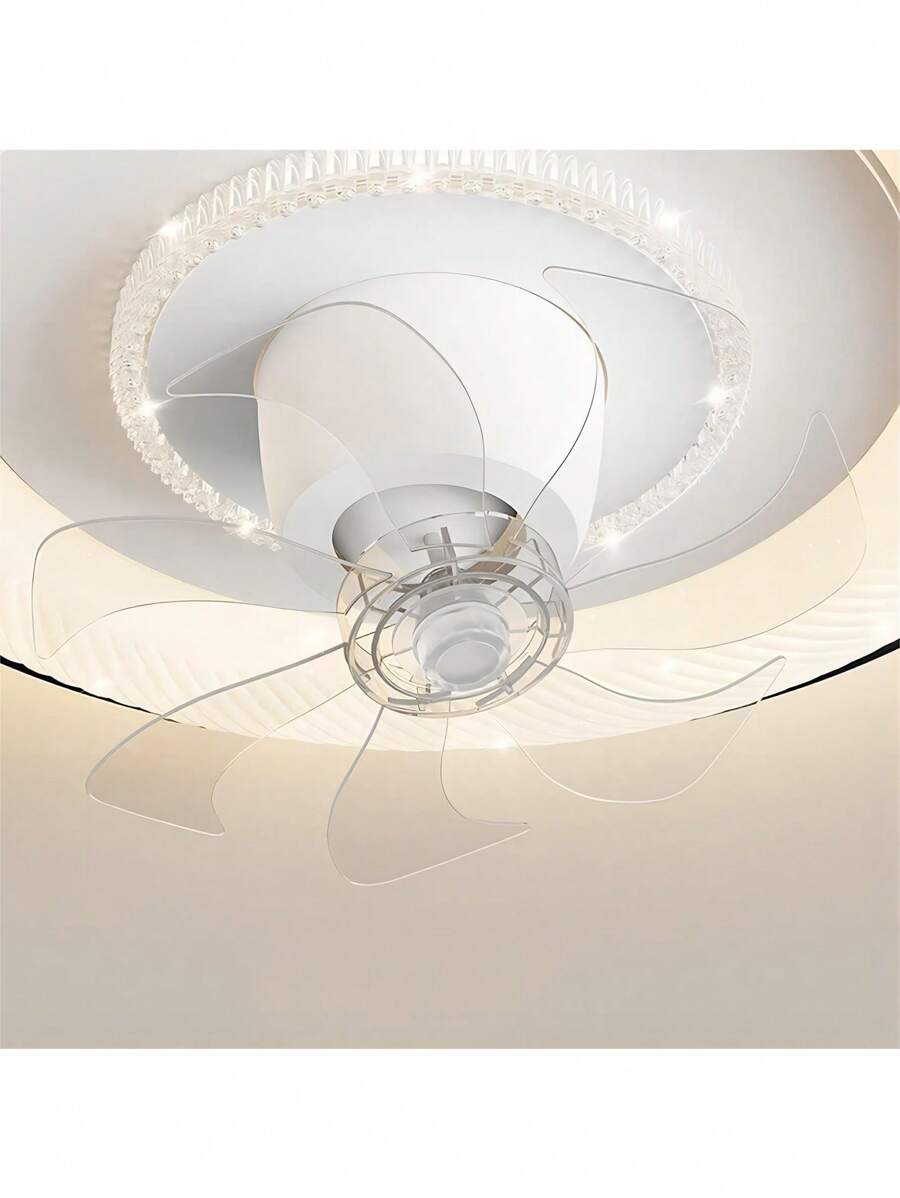 Profile Ceiling Fan With Light And Remote Control, Modern Embedded ...