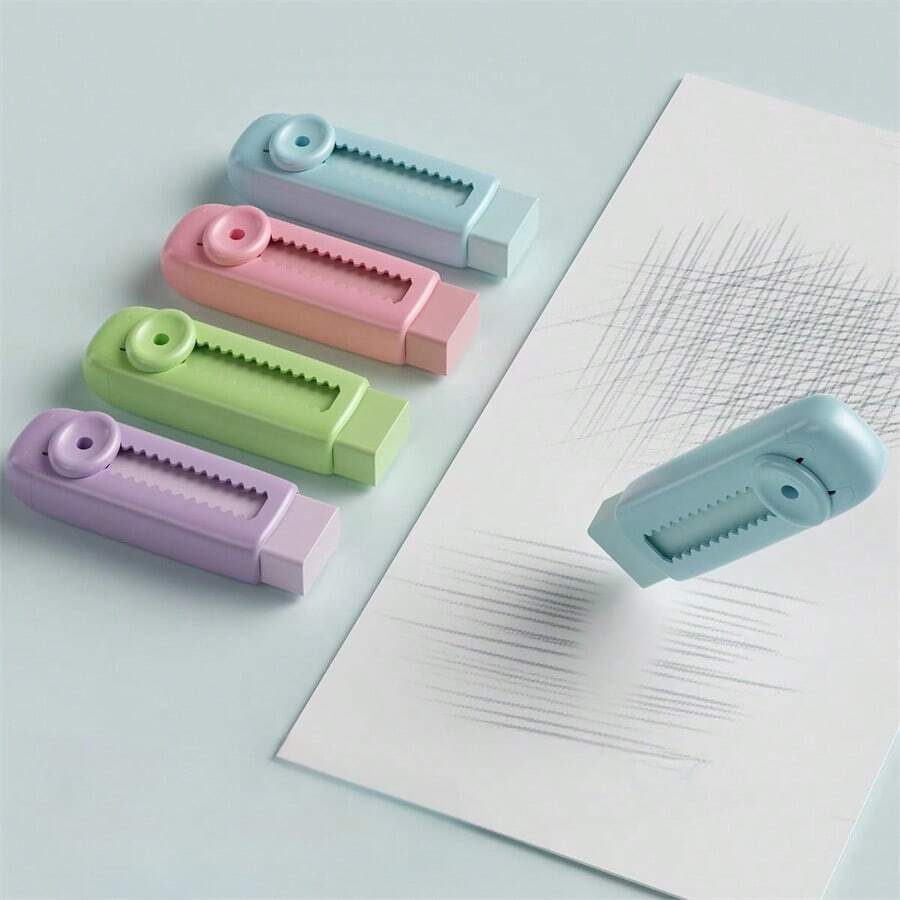 Sliding Telescopic Pencil Eraser With Dynamic Push-Pull Design ...