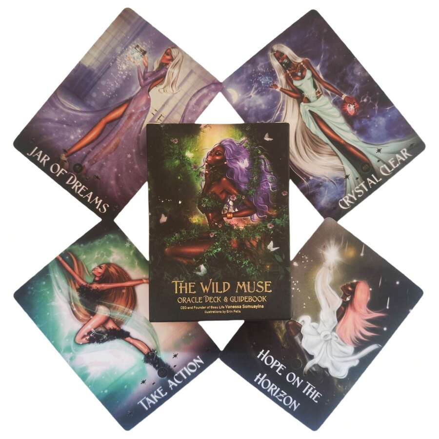 Wild Oracle Cards Mystic Plant Divination Oracle Cards Power Oracle Cards Fate Ley Lines