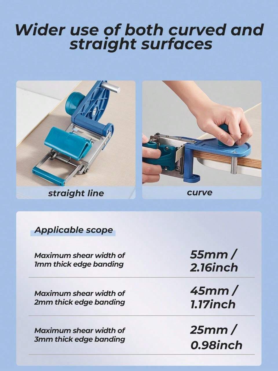 IMBOT PVC Edge Banding Belt Cutting Tool Manual Edge Trimming Cutter ...