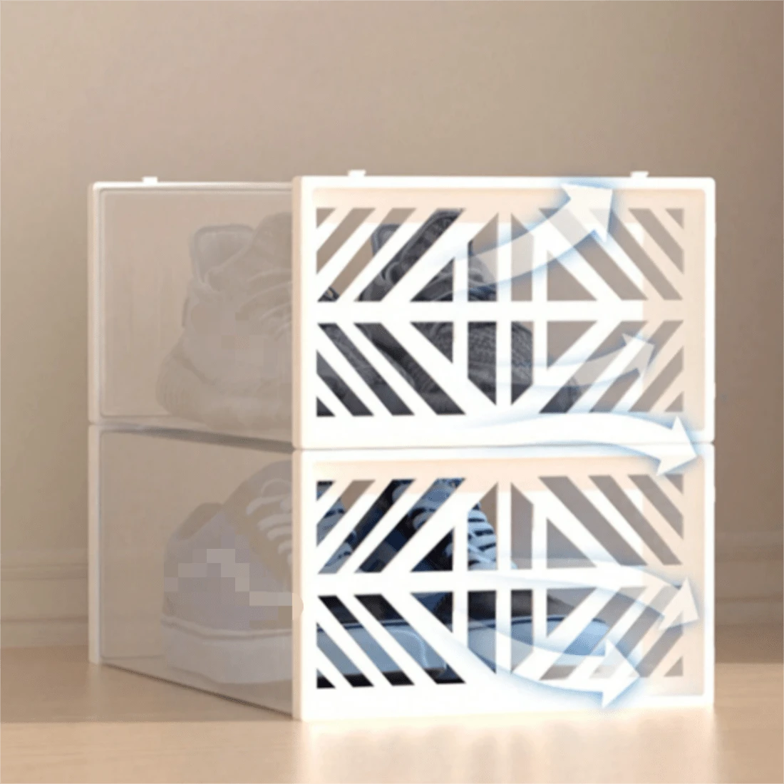 Shoe Storage Box, Dustproof Shoe Rack, Entrance Shoe Storage Shelf, Can ...