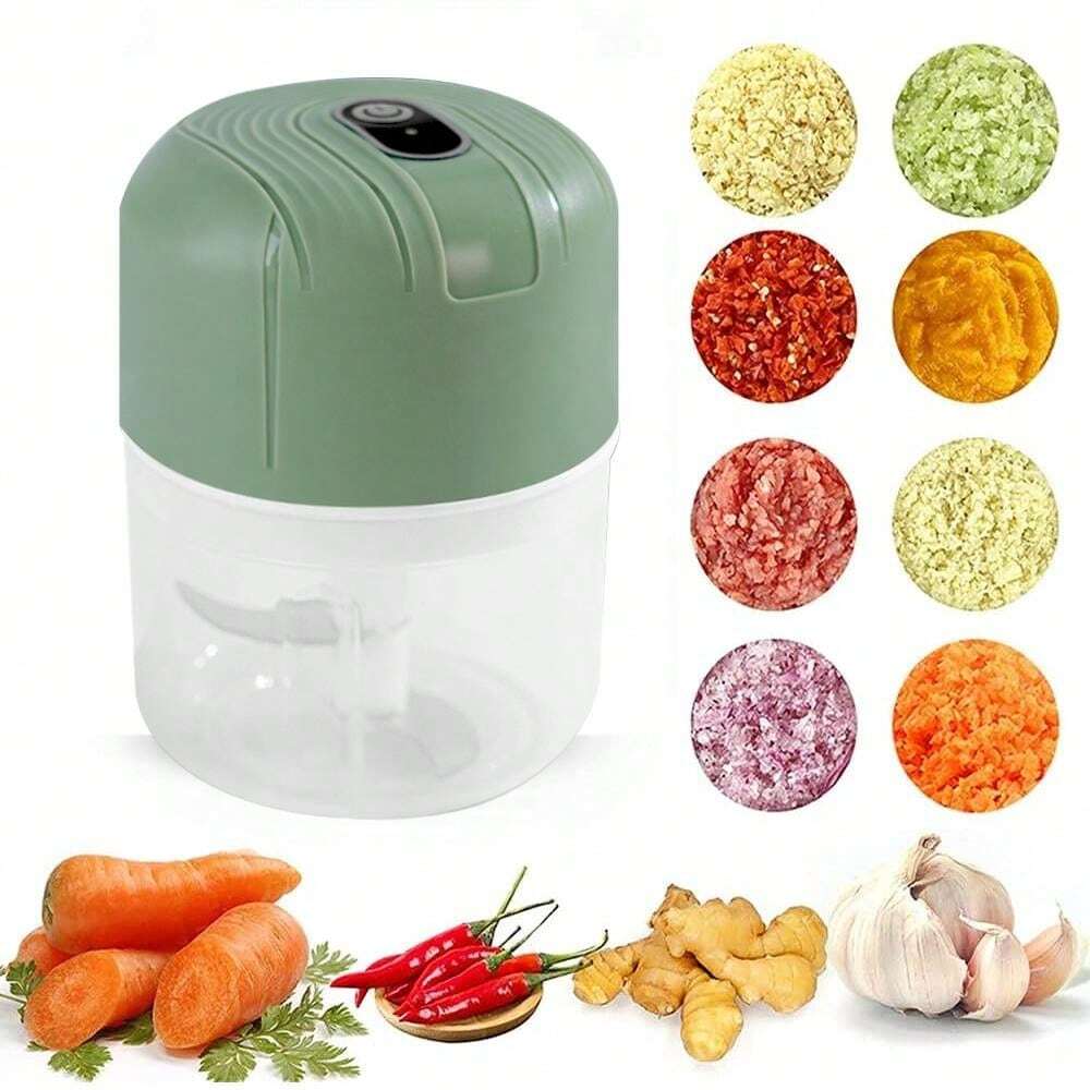 Portable Electric Food Grinder For Charging, Vegetable Grinder With ...