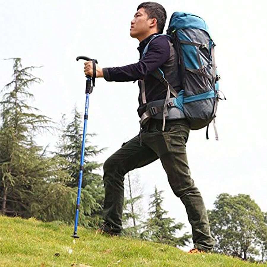 Outdoor Trekking Cane Walking Folding Telescopic Cane Walking Walking ...