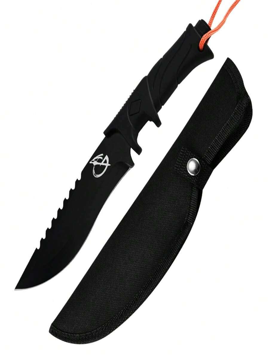 Outdoor Straight Knife Tactical K Sheath Knife Camping Survival ...
