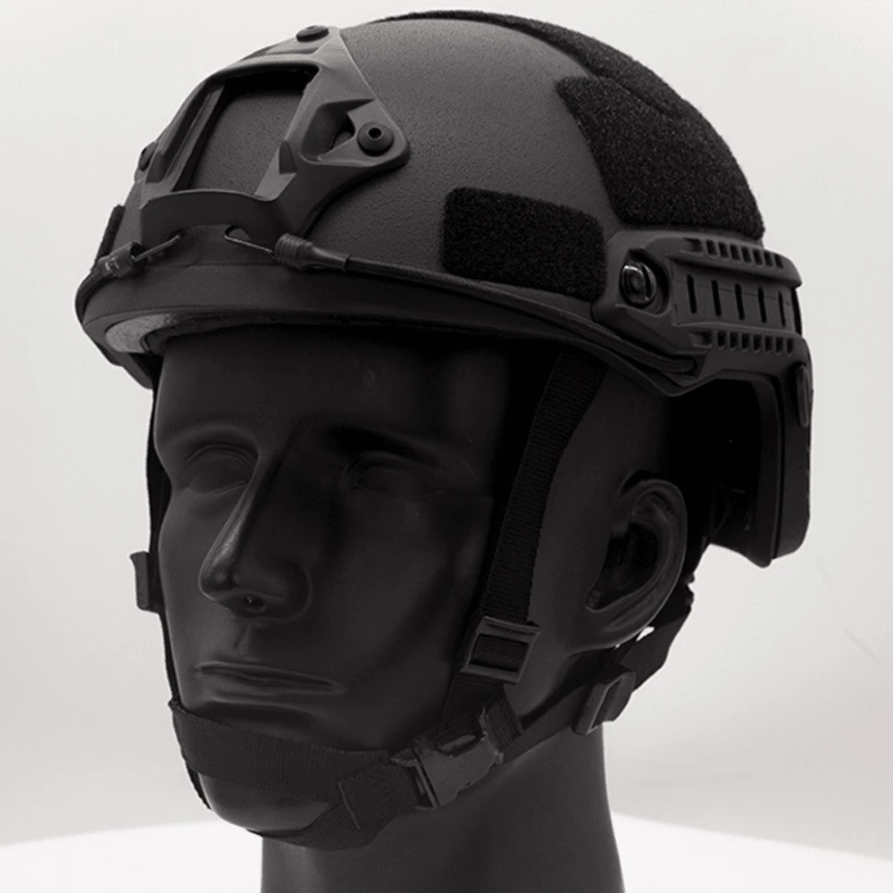 FAST Fiberglass Camouflage Tactical Riot Helmet Anti-Fragment Training ...