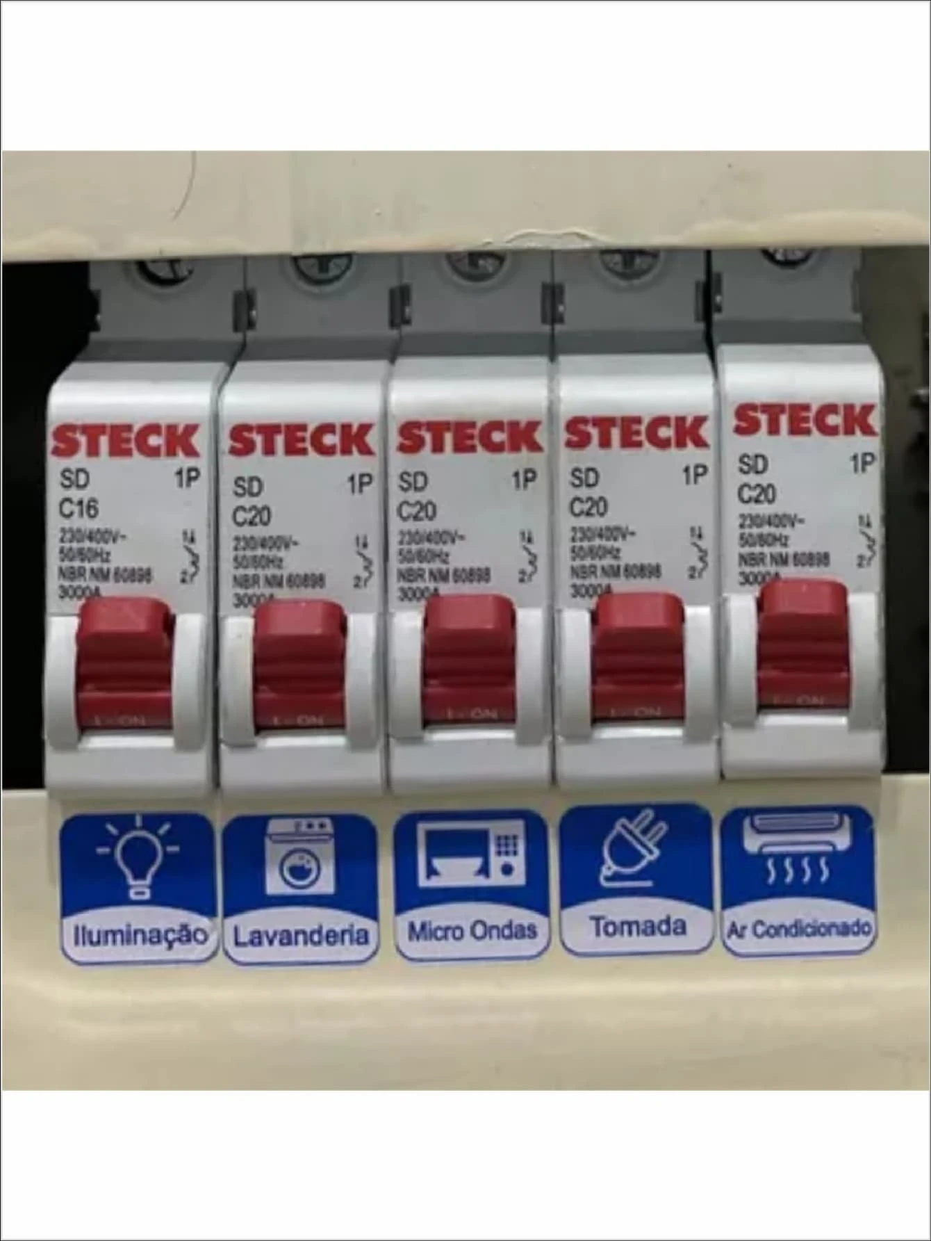 90 Identification Sticker For Circuit Breaker Panel Energy Signaling ...