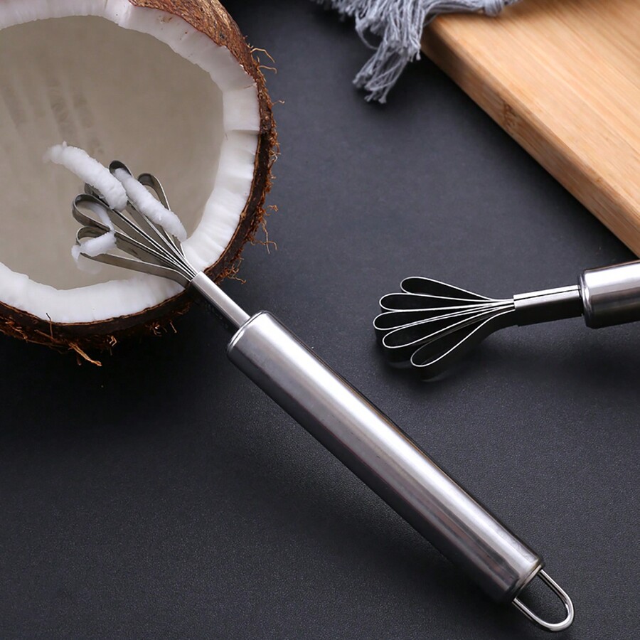 Stainless Steel Coconut Meat Scraper Tool, Coconut Shredder, Coconut ...