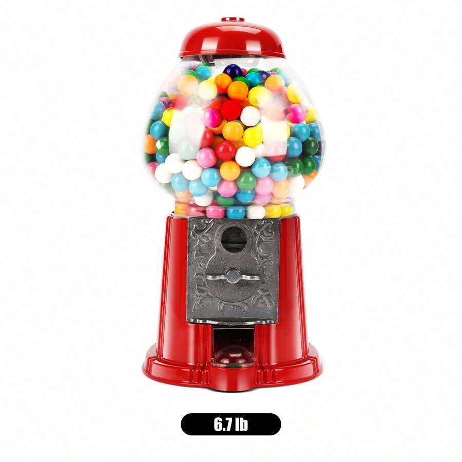 15 Inch Big Gumball Machine With Stand Coin Operated Candy Dispenser ...