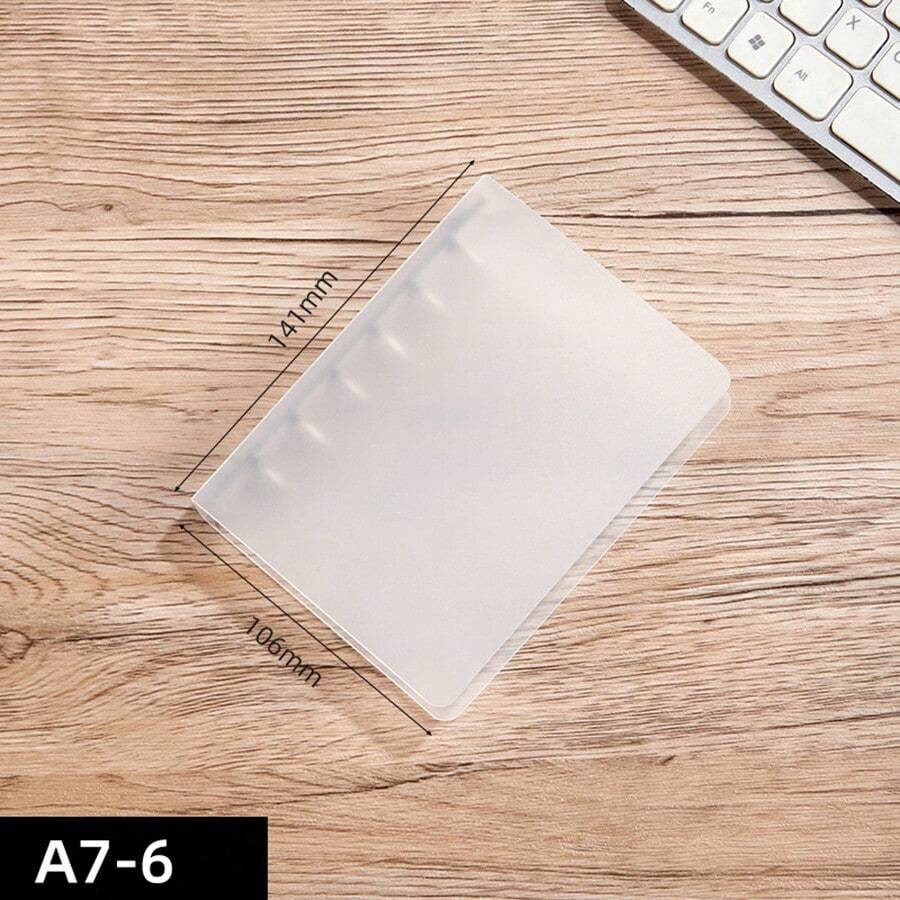 CENS Carpeta de anillas transparente A4/B5/A5/A6/A7 impermeable de PP | Moda de Mujer | SHEIN México