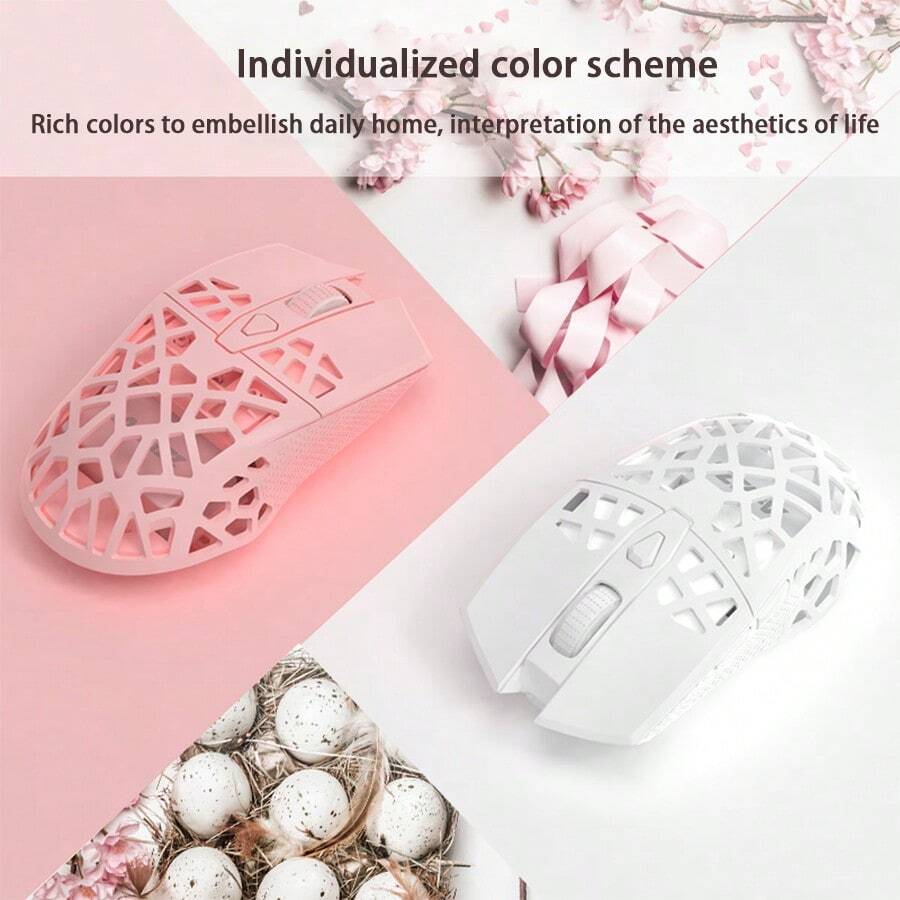 NACODEX Mouse Gamer Sem Fio NACODEX Dual Mode de Design de Esqueleto ...