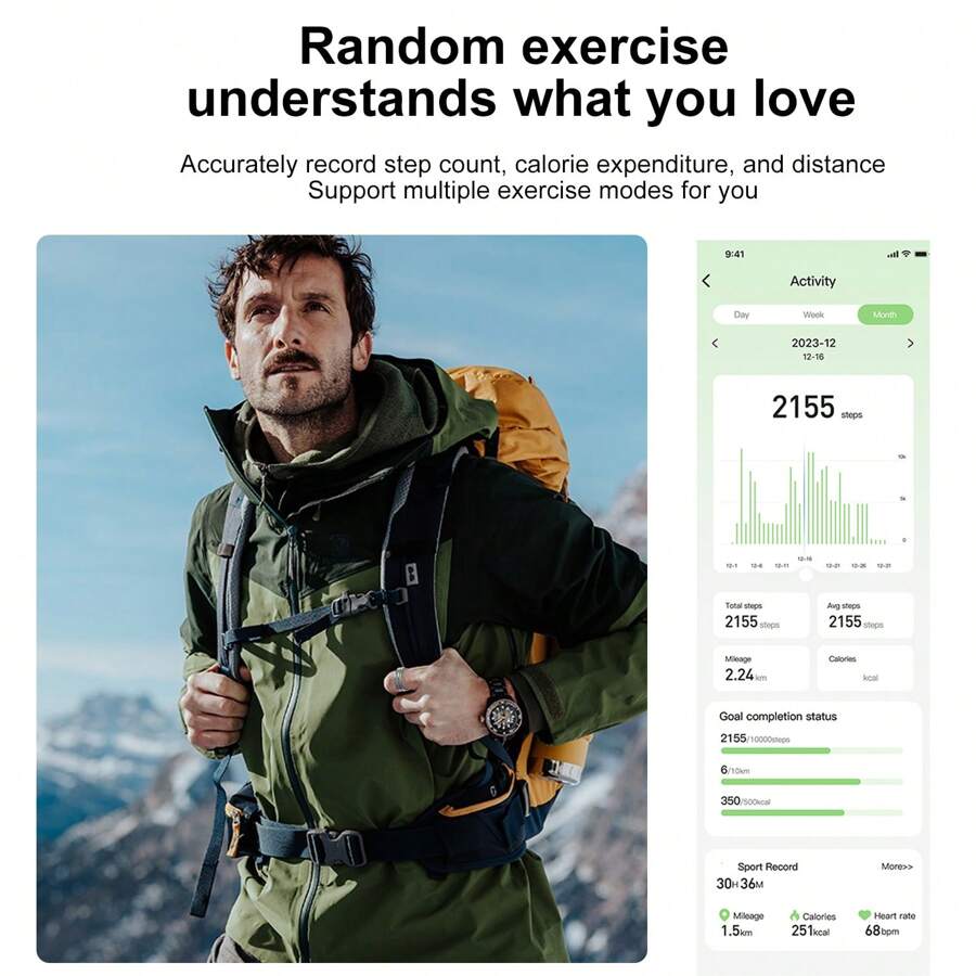 Smart Ring Fitness Tracker Workout Smart Ring, Steps, Distance ...