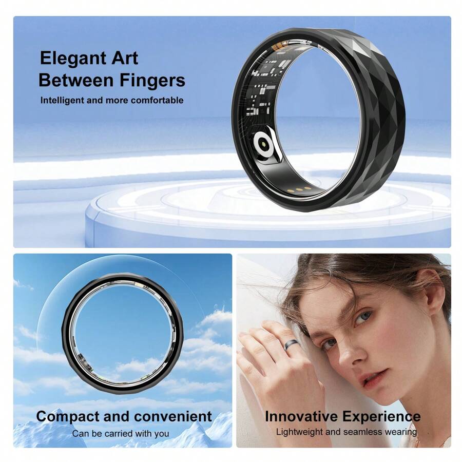 Smart Ring Fitness Tracker Workout Smart Ring, Steps, Distance ...