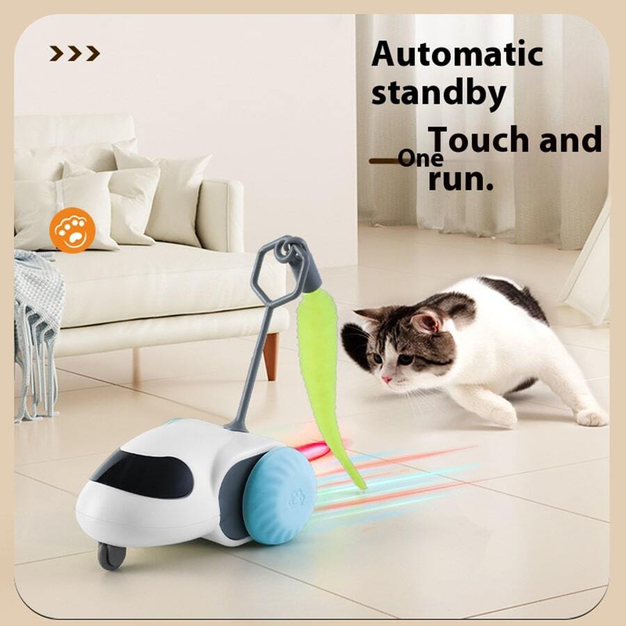 Pet Gravity Intelligent Running Car Cat High Boredom Toy Pet Electric ...