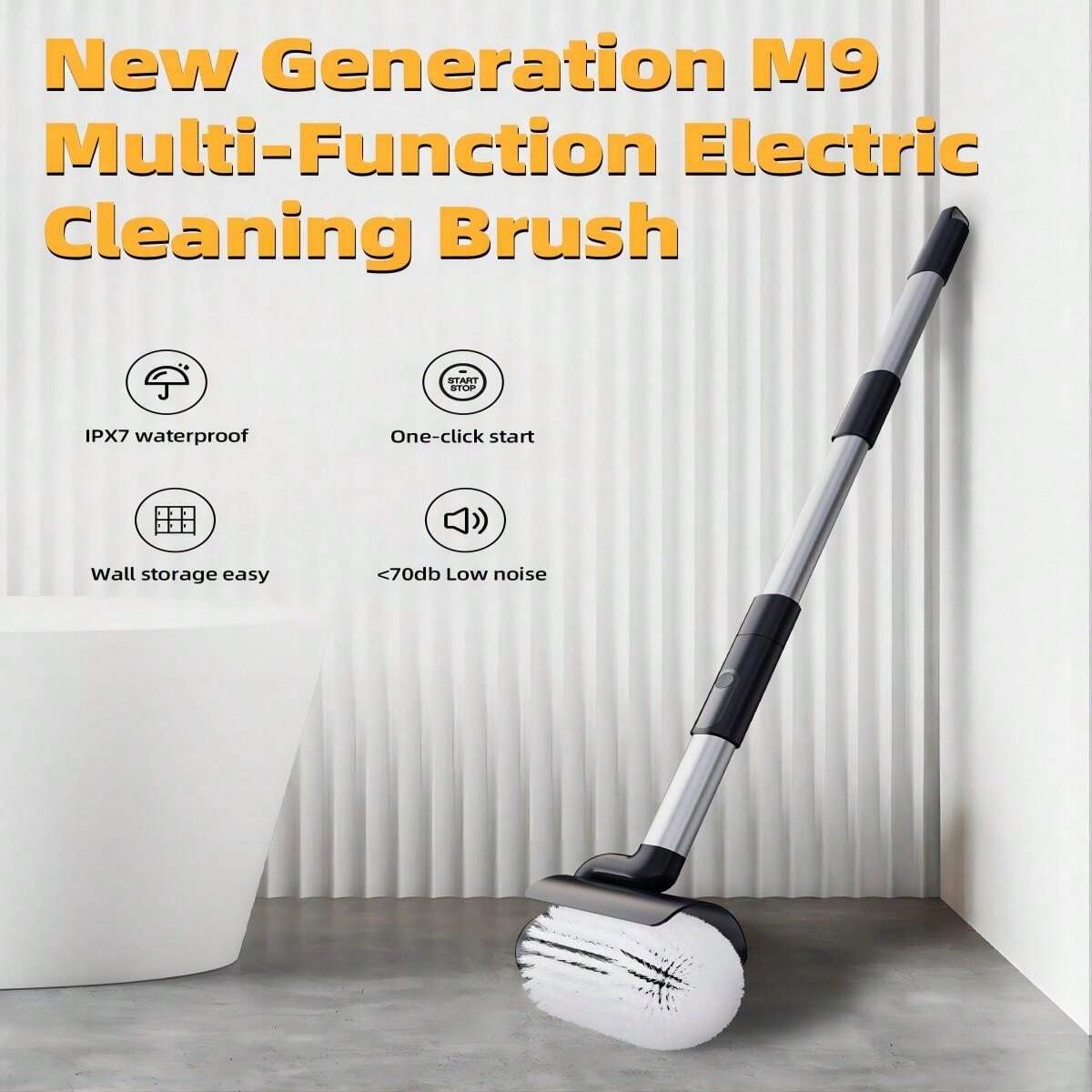 Home Cordless Powerful Rotating Cleaning Brush, 74W Power, 99+ LB ...