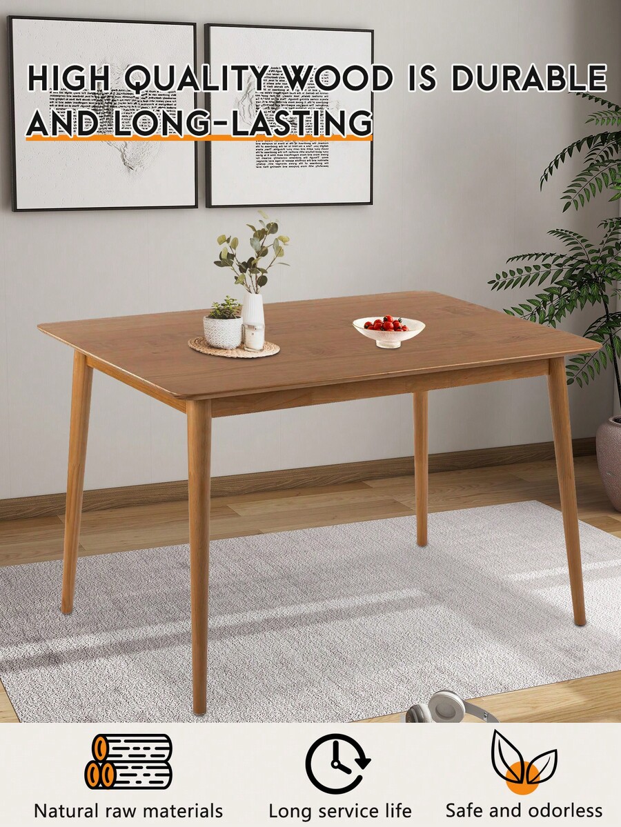 Dining Table Kitchen Table Rectangular Dining Room Kitchen Table For ...