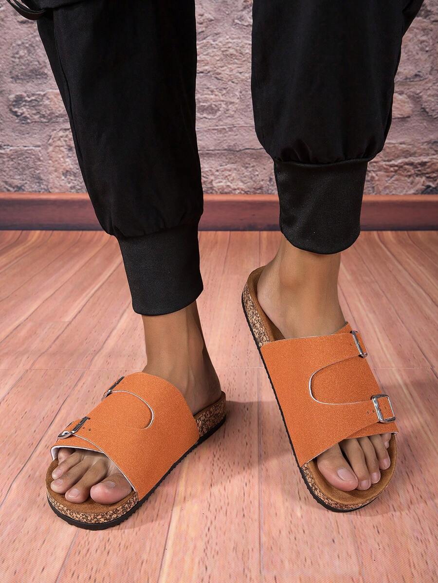 2025 New Apricot Men's Luxury Wear-Resistant Leather Fabric Soft Cork ...