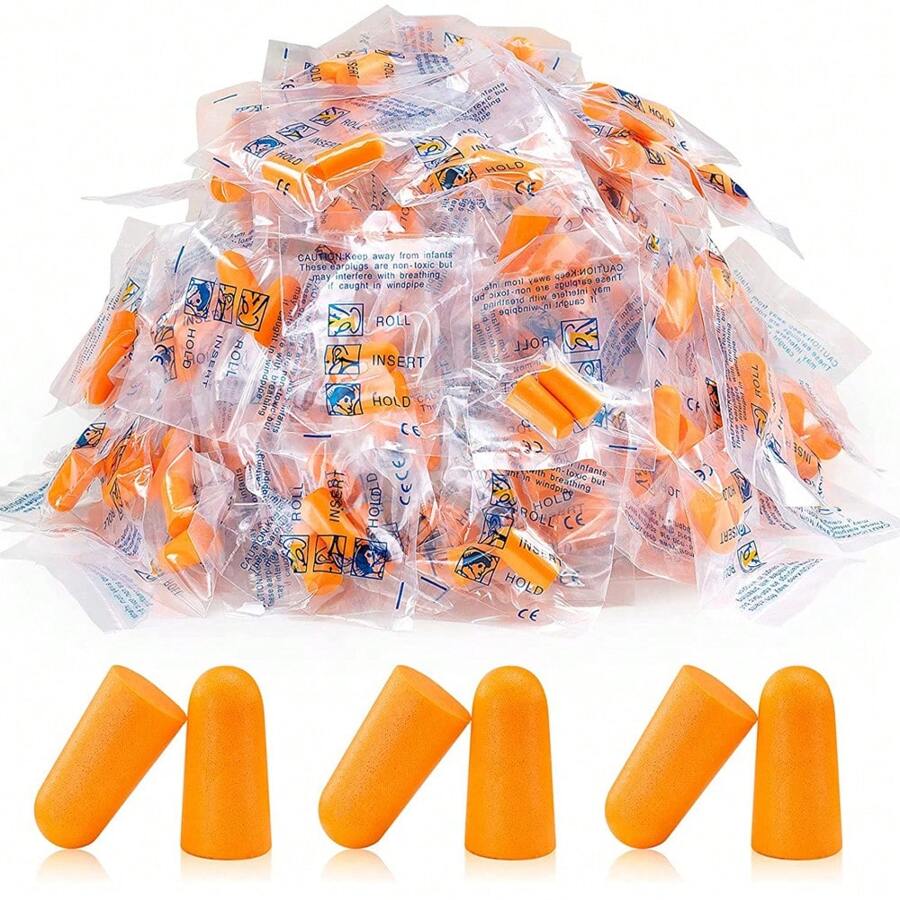 (100 Pairs) Earplugs Sleep Noise Prevention Sleep Sound Insulation ...