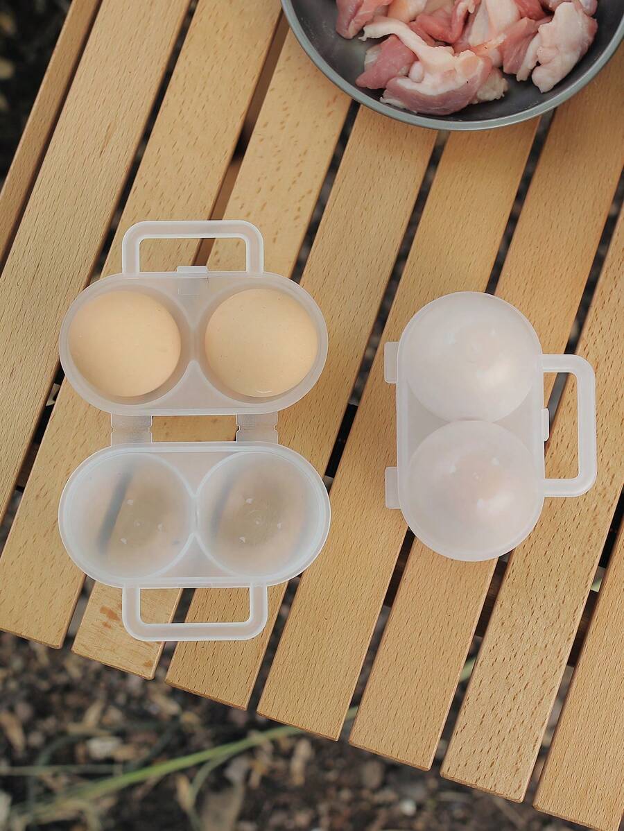 2-Compartment Outdoor Portable Egg Carrier With Egg Tray, Shock ...