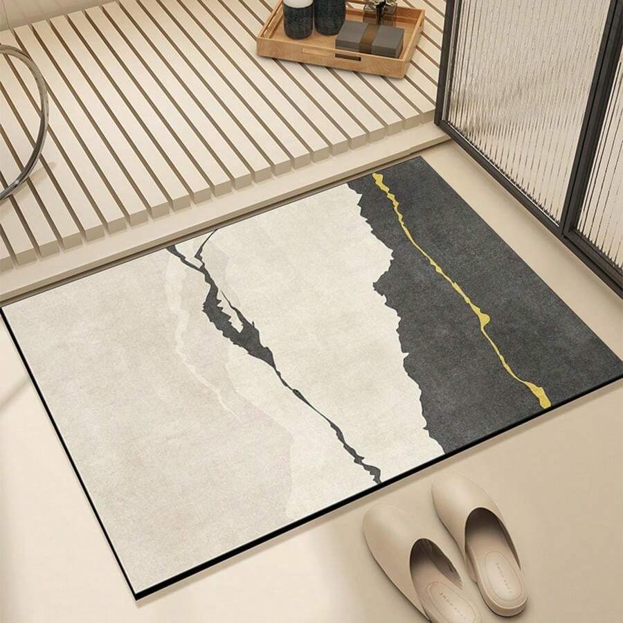 Bathroom Entrance Quick-Drying Doormat Absorbent Anti-Slip Silica Gel ...