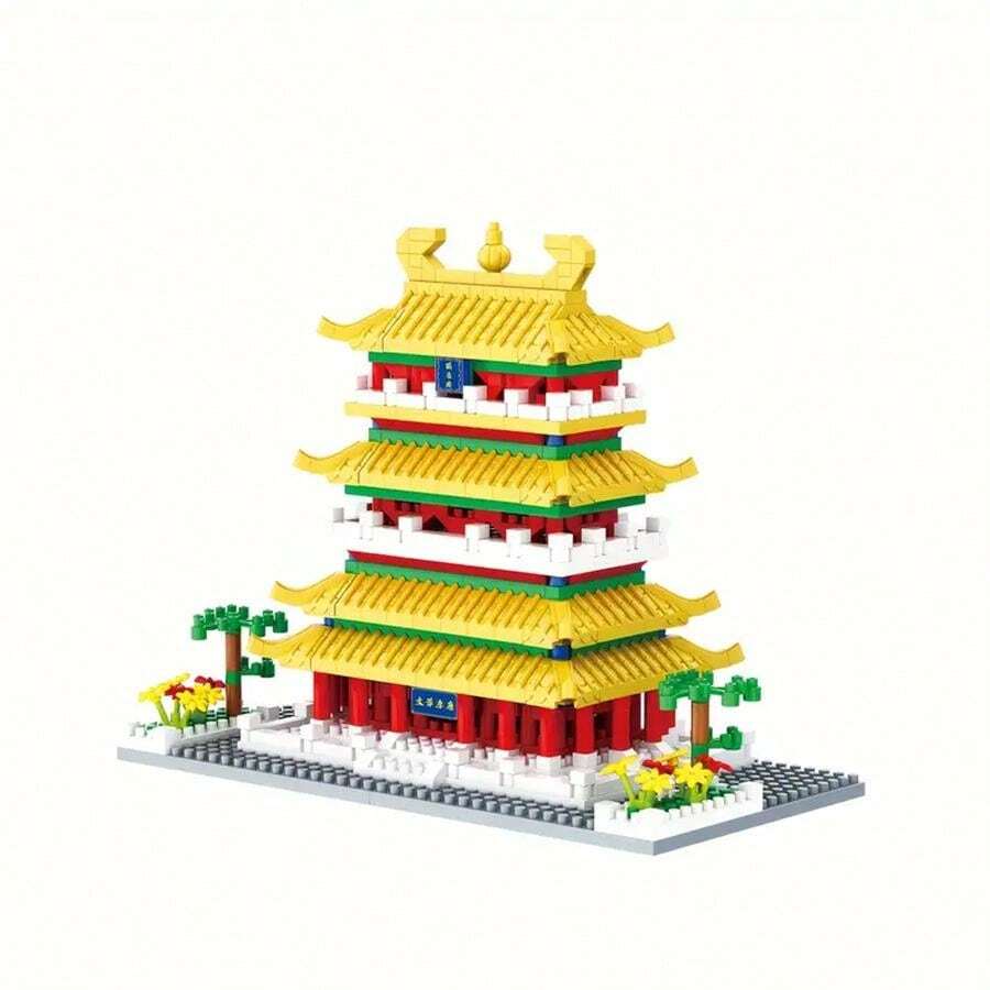 World-Famous Ancient Chinese Architectural Scene Model Crane Tower ...