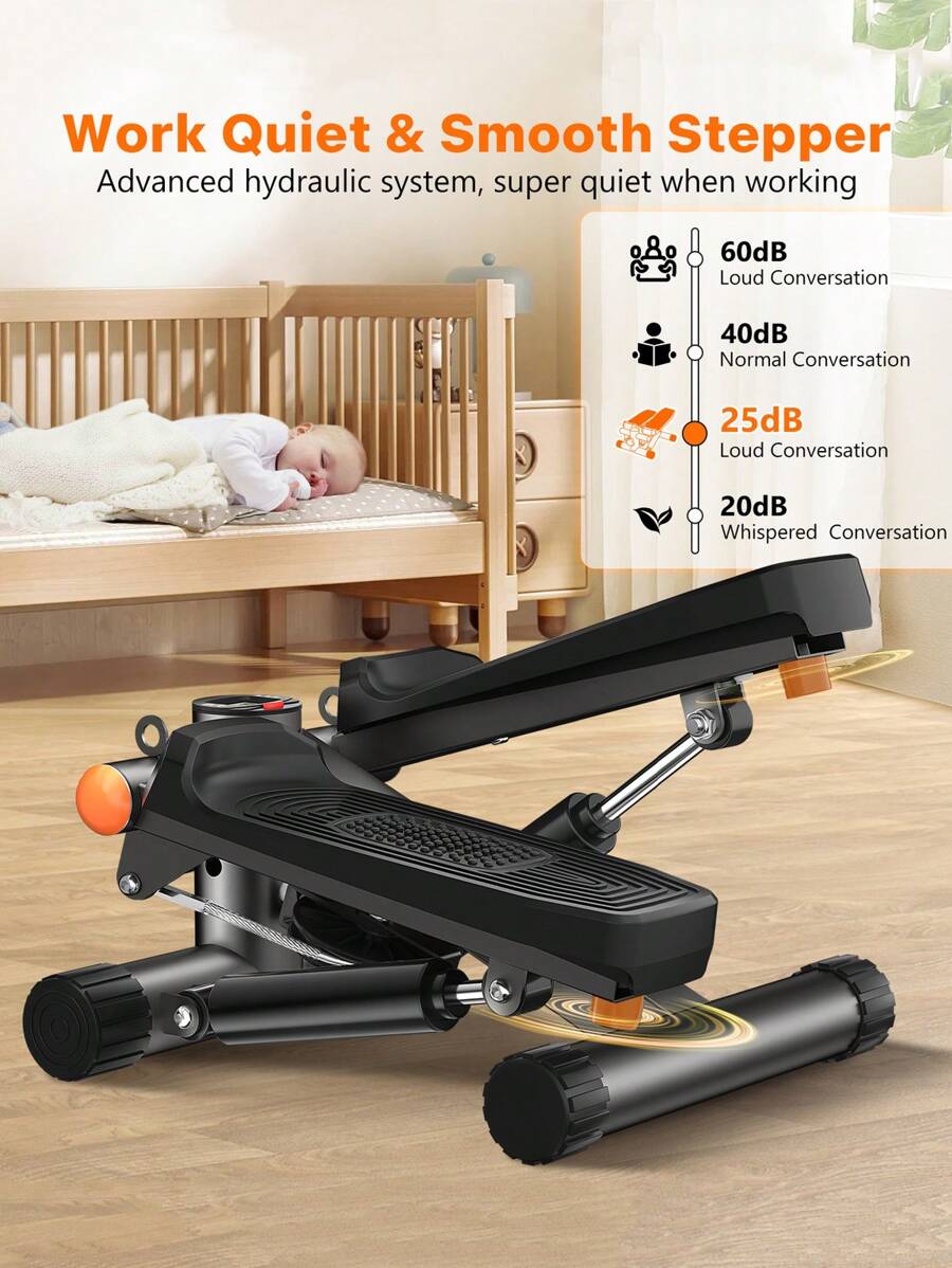 Escaleras para hacer ejercicio en casa, mini stepper con bandas de ...