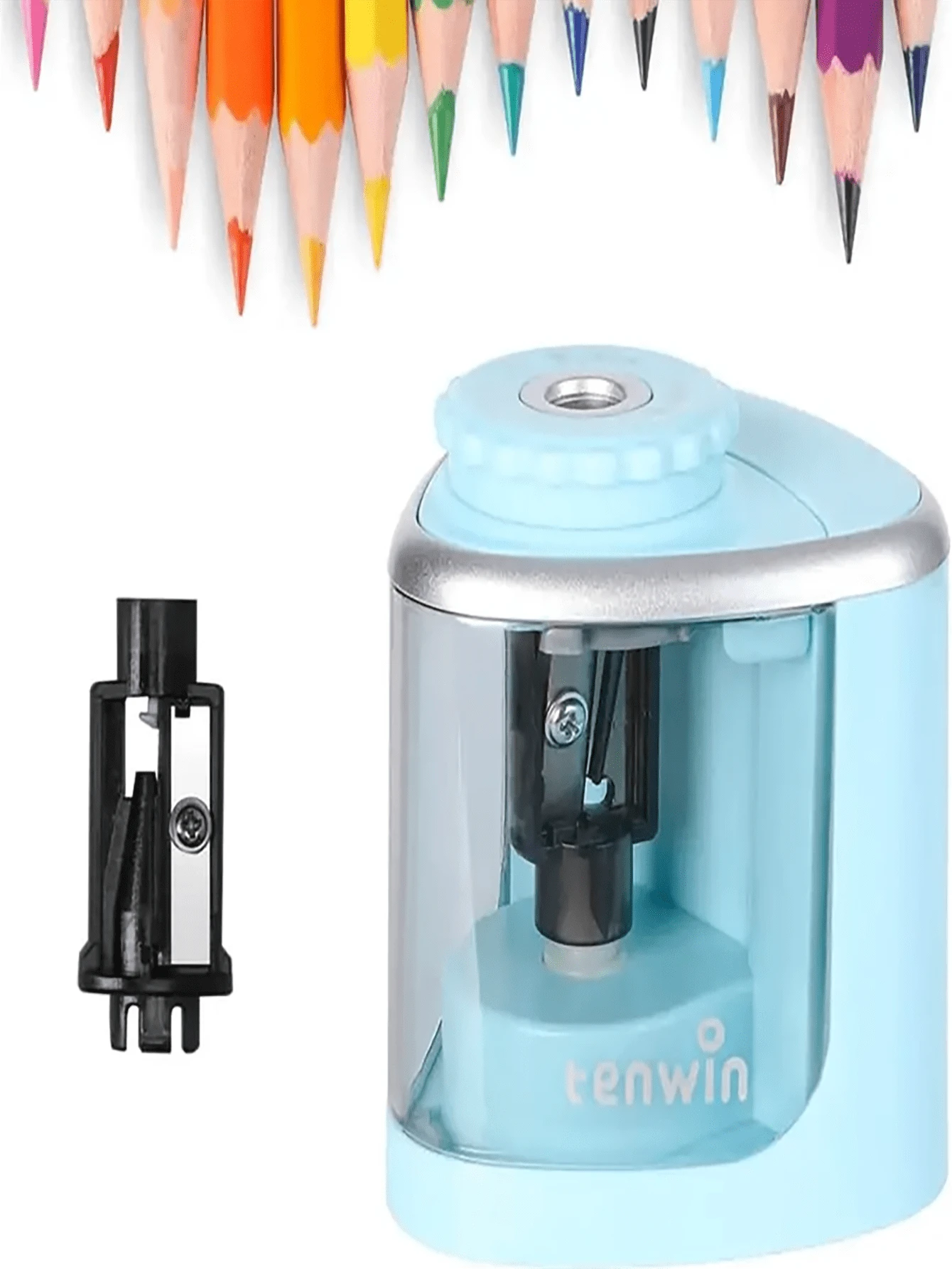 1pc Electric Pencil Sharpener Battery Operated,Fast Sharpening ...