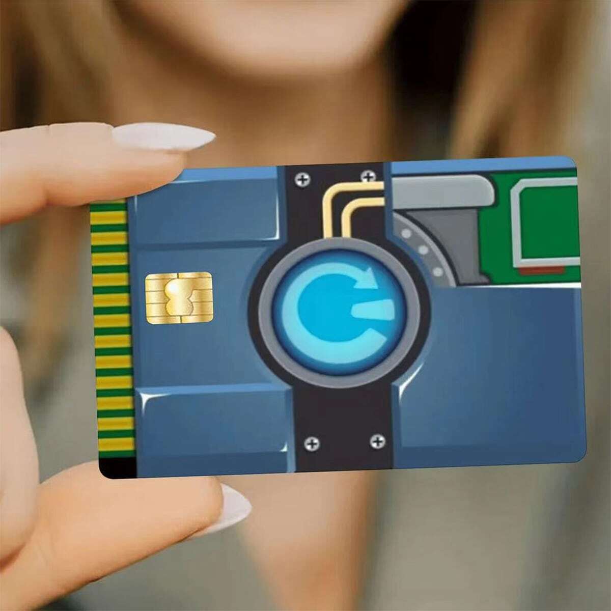 1pc Fun Character Credit Card, Bank Card Skin Stickers, Suitable For ...