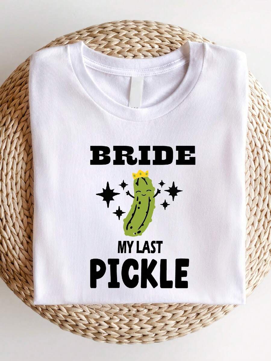 My Last Pickle Bachelorette Party Shirts Pickle Bride Shirts Coquette ...