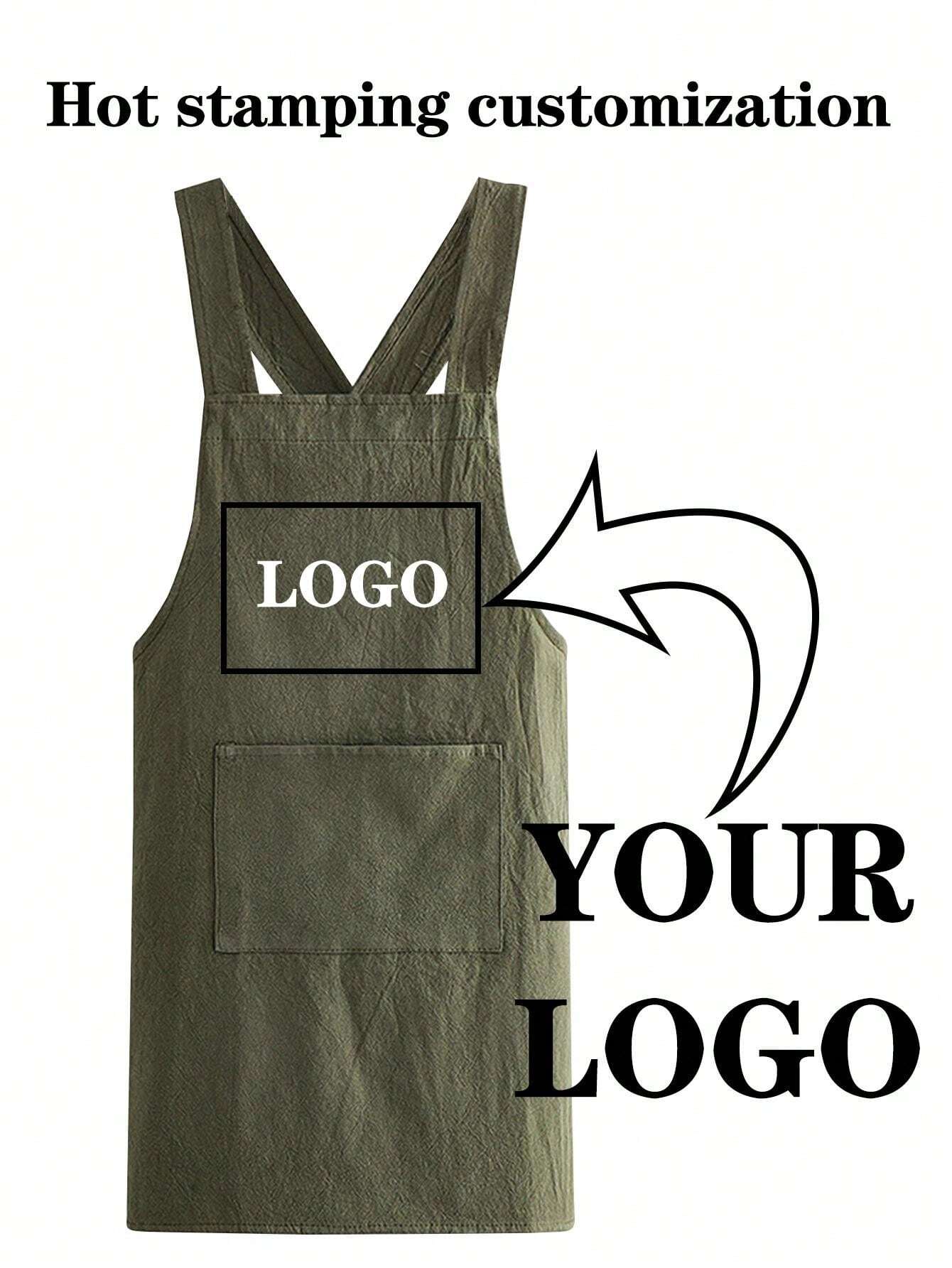 [ Customization ] 1 Personalized Neutral Custom Apron, Customize Your ...