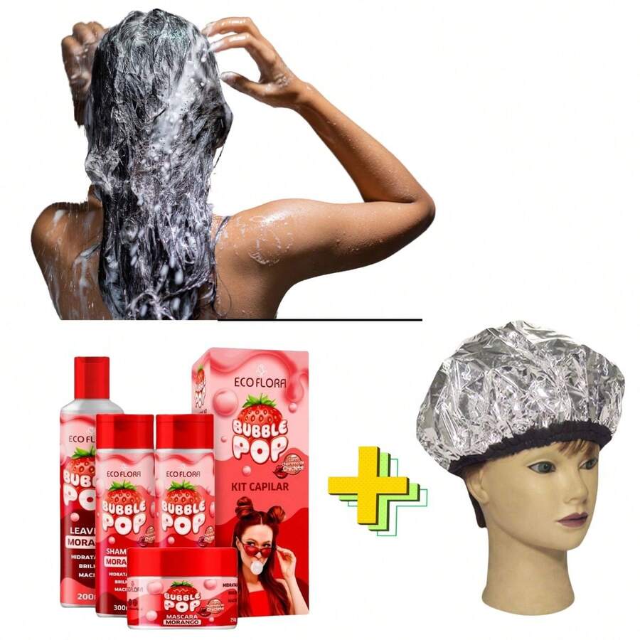 HOME SALON TREATMENT KIT WITH 4 ITEMS PLUS METALLIC METAL CAP DEEP ...