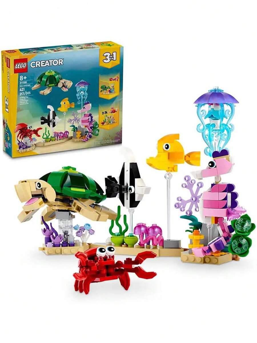 LEGO Building Block Assembly 31158 Marine Animal 8 Year Old+Boys And ...