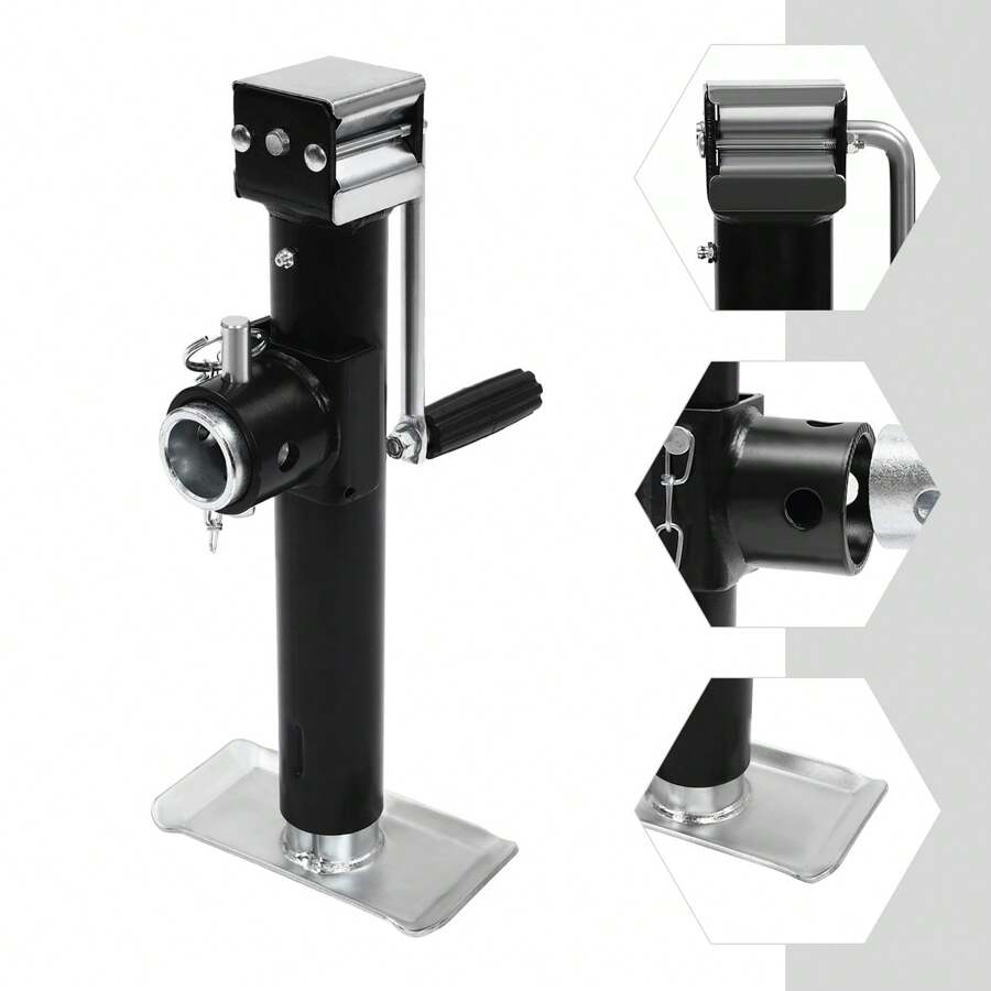 Jack With Manual Hand Pump, Trailer Jack, Profile Floor Jack 1T/2000lbs ...