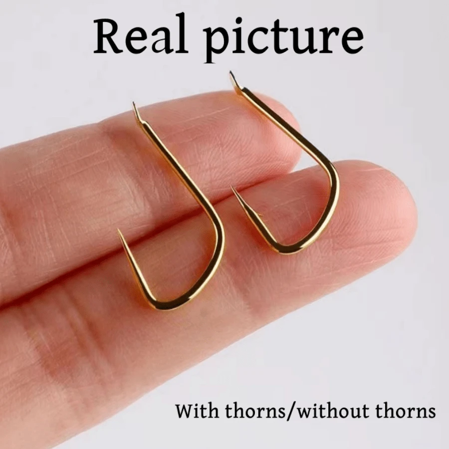 Reinforced Carp Fish Hooks, Offset Barbed, Bulk, Genuine Lake & Pond ...